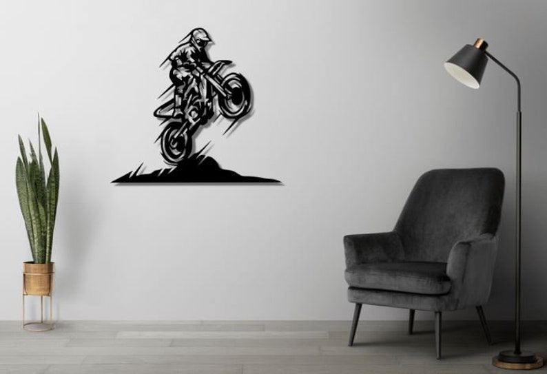 Motocross Dxf Svg Png Files Mototrial Motorcross - Etsy Canada