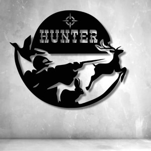 Hunter Dxf , Svg , Png , Files , Deer , Target , Shot , Forest , Hunt ...