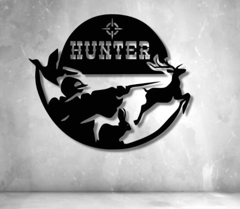 Hunter Dxf , Svg , Png , Files , Deer , Target , Shot , Forest , Hunt ...