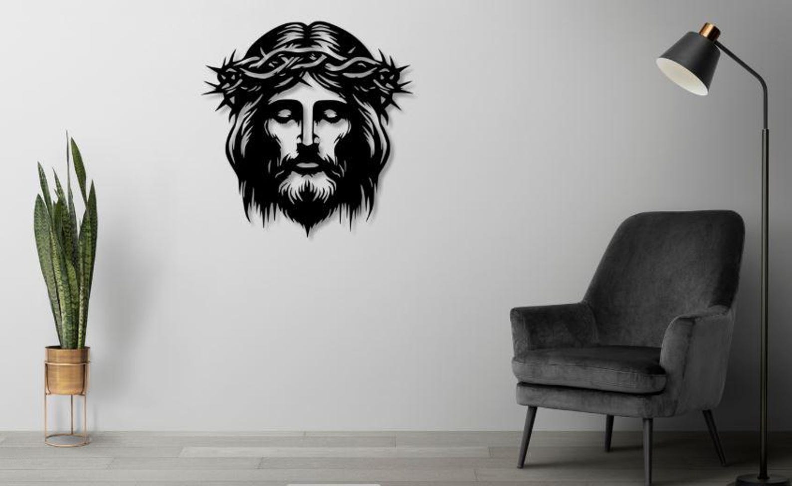 Jesus Face Wall Art, CNC Plasma Laser Cut Files (svg, Dxf, Png) - Etsy
