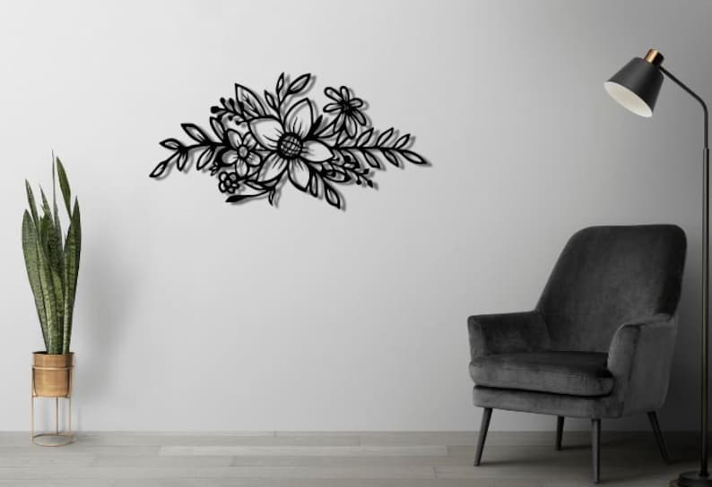 Floral Dxf Svg Png Files Flower Flowers Spring - Etsy