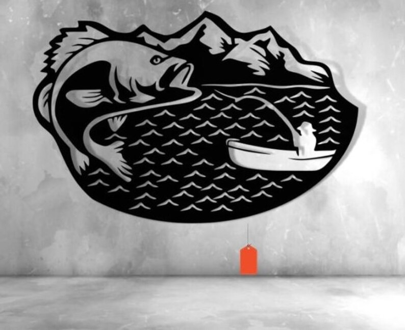 Fish Dxf Svg Png Files Laser Cut Fish Svg Fish - Etsy