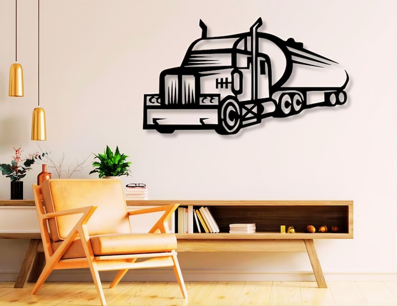 Tanker Dxf Svg Png Files Tanker Truck Vector Cut File for Cnc Plasma ...