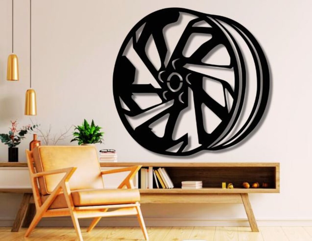 Rim Dxf Svg Png Files Wheel Automotive Part - Etsy