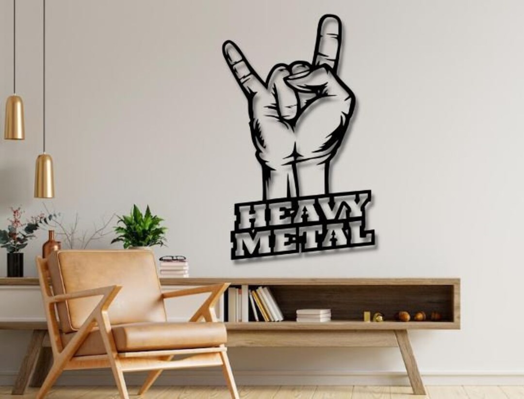 Heavy Metal Dxf , Svg , Png , Files , Rock , and , Roll , Metal , Music ...