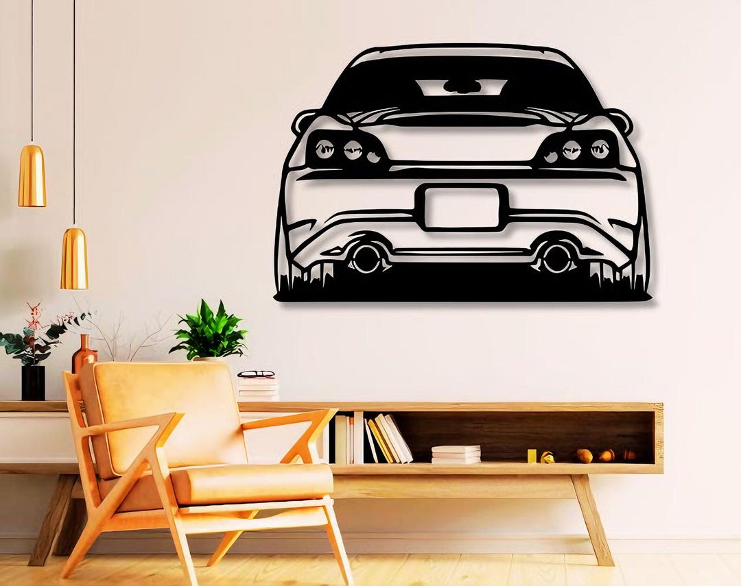 Sport Car Dxf , Svg , Png , Files , Laser, Cut , File ,rear , View ...