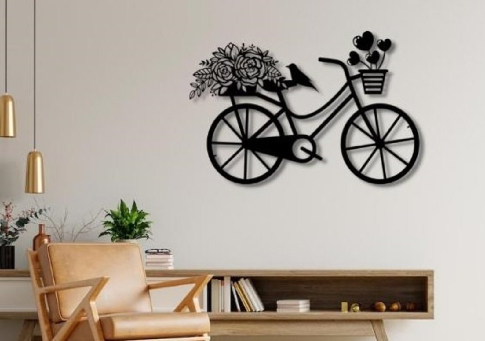 Bicycle Dxf Svg Png Files Wall Art Laser Cut Bike - Etsy