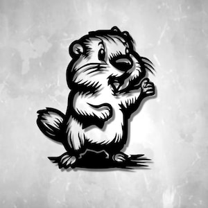 Beaver Dxf Svg Png Files Beaver Beavers Cut File , for , Cnc , Plasma ...