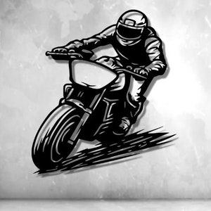 Motorcross Dxf Svg Png Files Motorcycle Rider Chooper , Riding , Biker ...