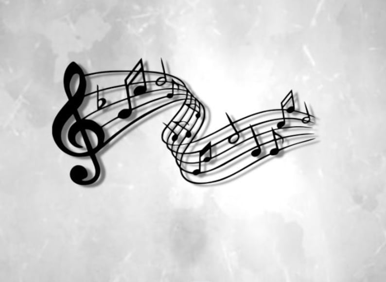 Music Notes Dxf Svg Png Files Music Notes Note - Etsy