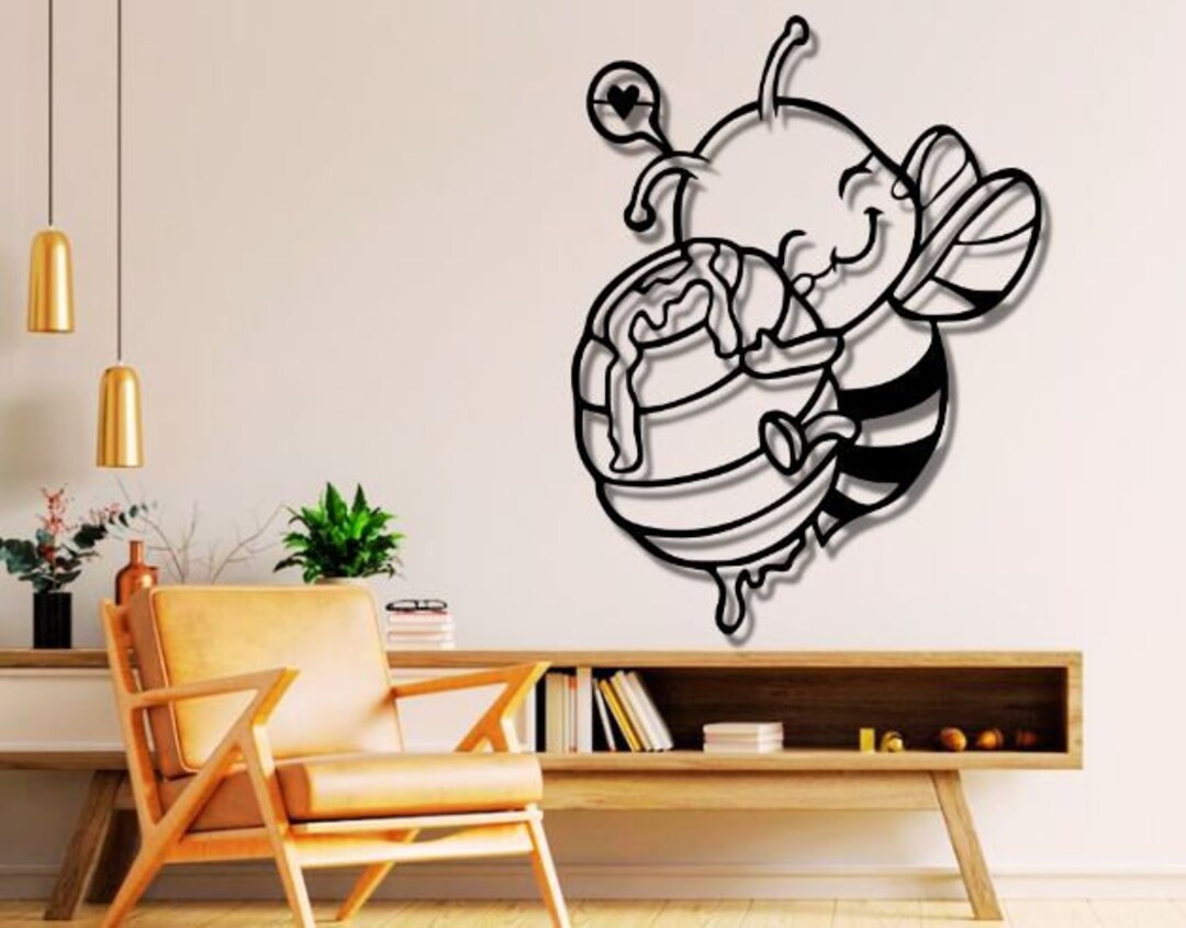Bee Dxf , Svg , Png , Files , Bee , Honey , Honeycomb , Cut , File ...
