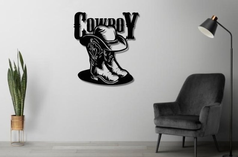 Cowboy Hat Boot Dxf Svg Png Files Cowboy Hat Boot - Etsy
