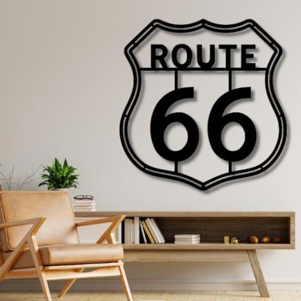 Route 66 Laser Cut File - Etsy