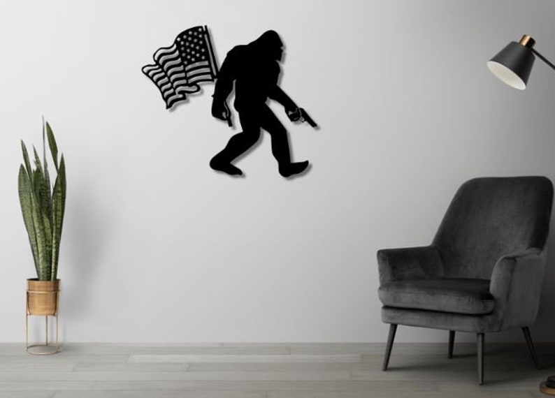 Bigfoot Dxf Svg Png Files Sasquatch Yeti Sasquatch - Etsy