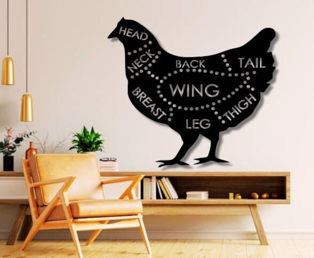 Chicken Dxf , Svg , Png , Files , Chicken , Butcher , Meat , Cut ,file ...