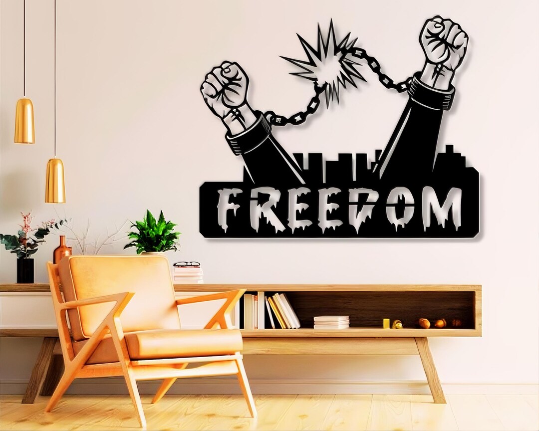 Freedom Dxf Svg Png Files , Freedom Rebel Rebellion , Chain , Break ...