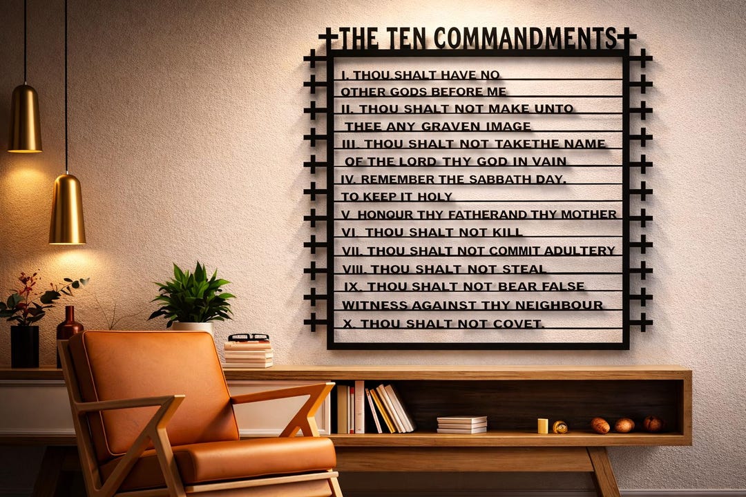 Ten Commandments Wall Art Files for CNC, Plasma, Laser (dxf Svg Png) - Etsy
