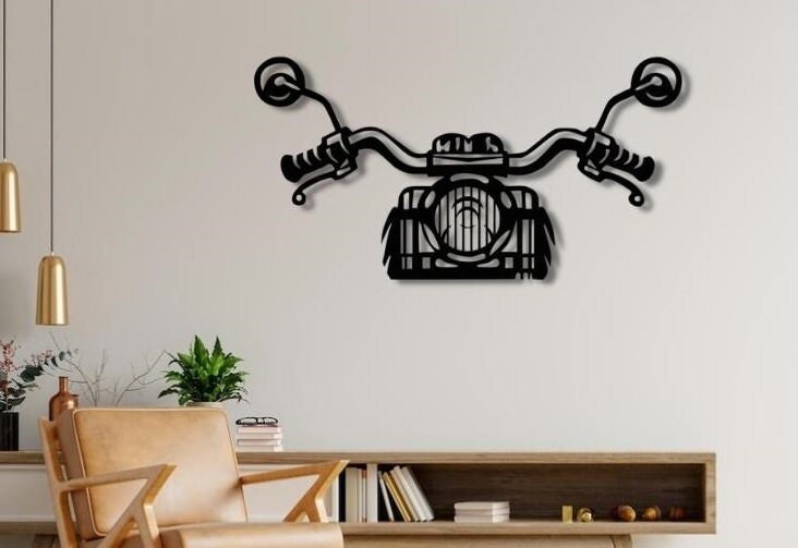 Motorcycle Dxf Svg Png Files Chooper Wall Art - Etsy