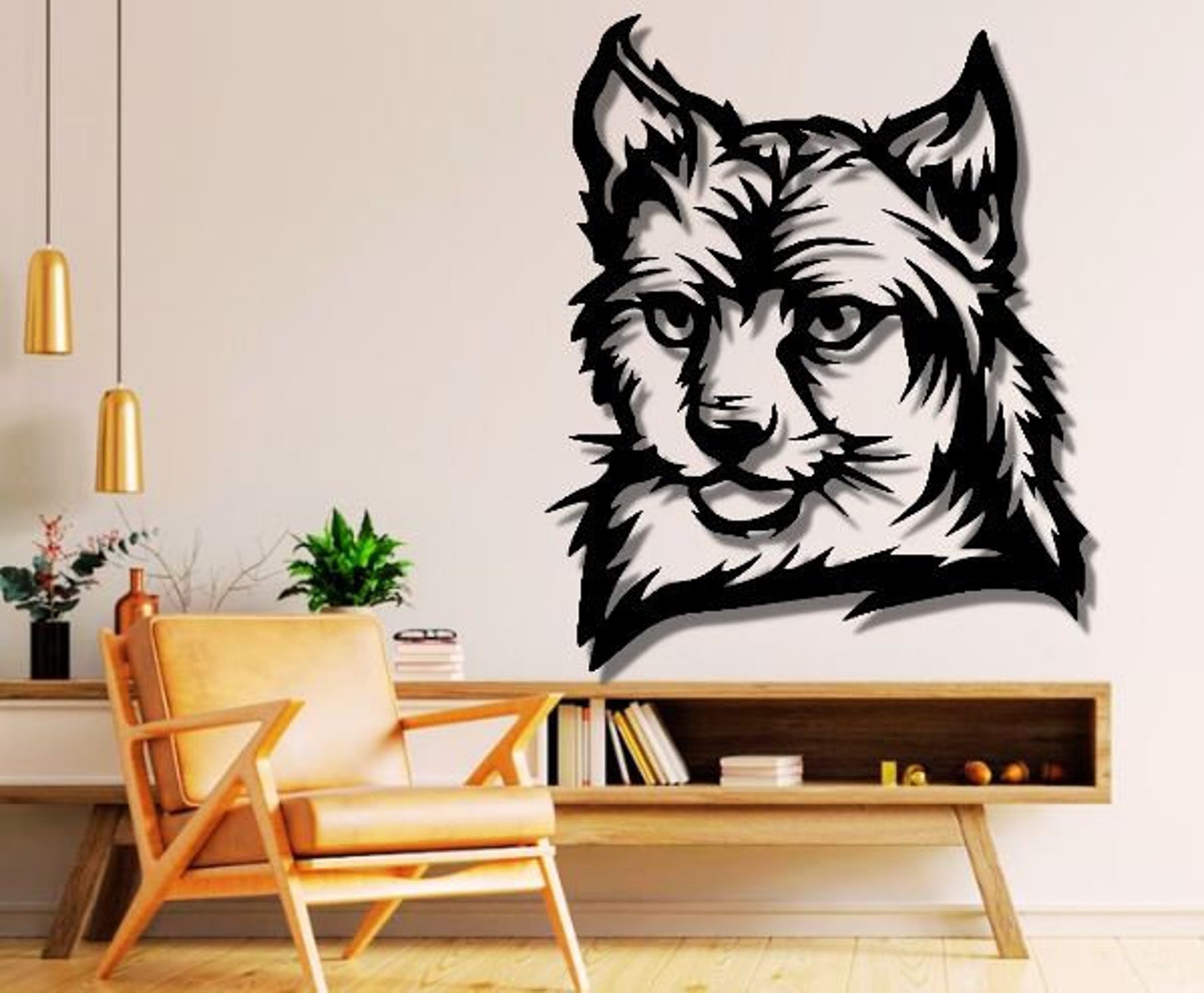 Cat Dxf Svg Png Files Cat Face Kitten Wall Art - Etsy