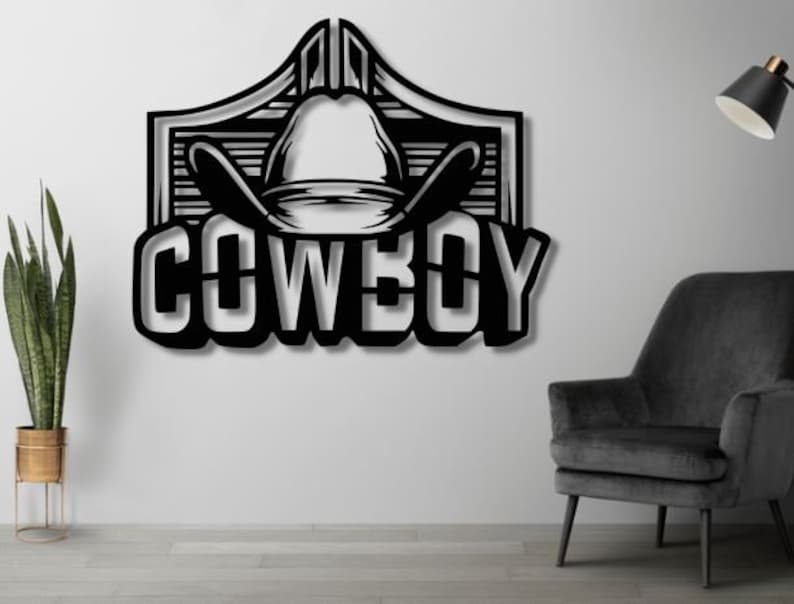 Vintage Western Dxf Svg Png Files Wall Art Laser Cut - Etsy