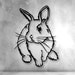 Bunny Dxf , Svg , Png , Files , Bunny , Rabbit , Easter , Cut , File ...