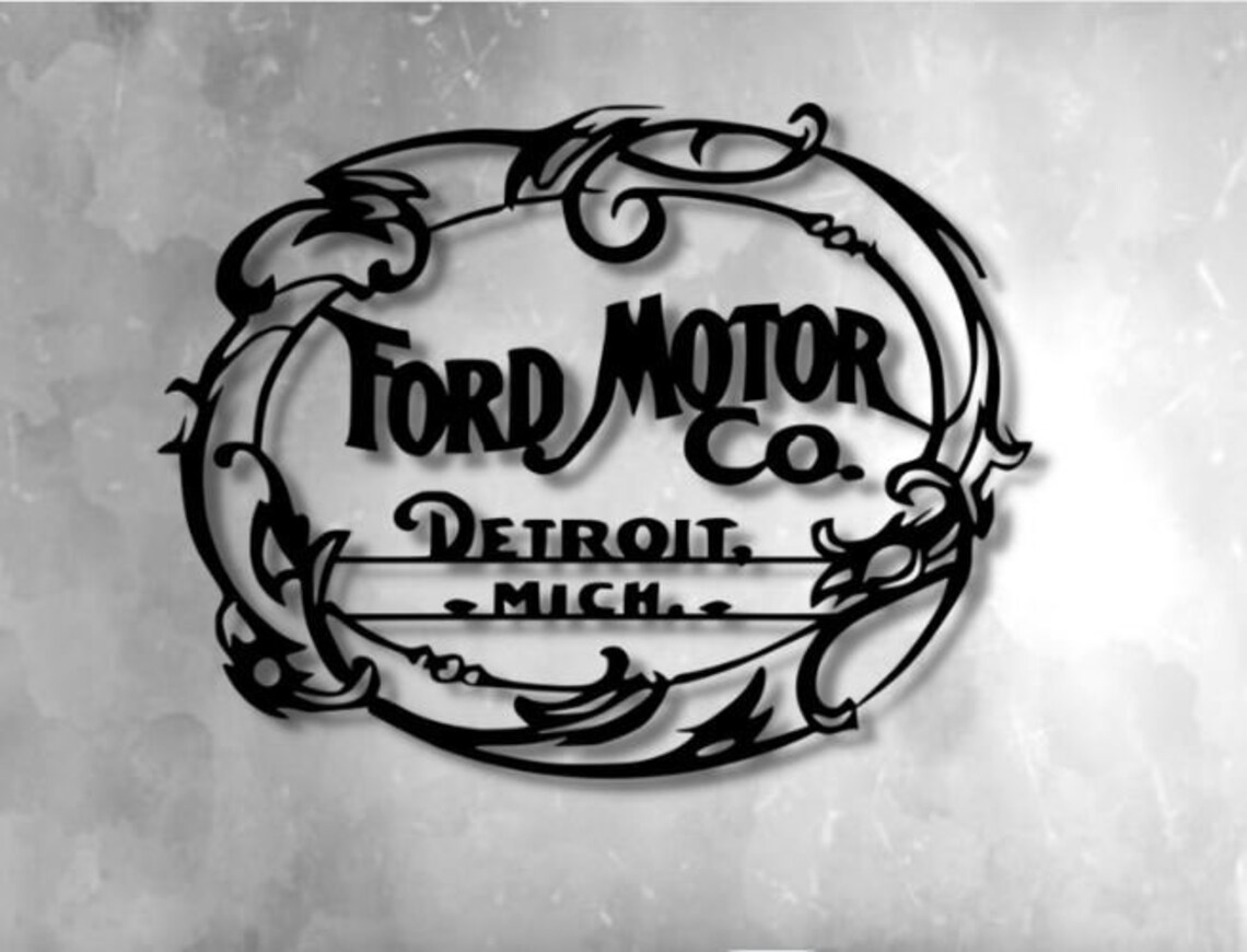 Ford Dxf Svg Png Files Ford Motor Detroit - Etsy