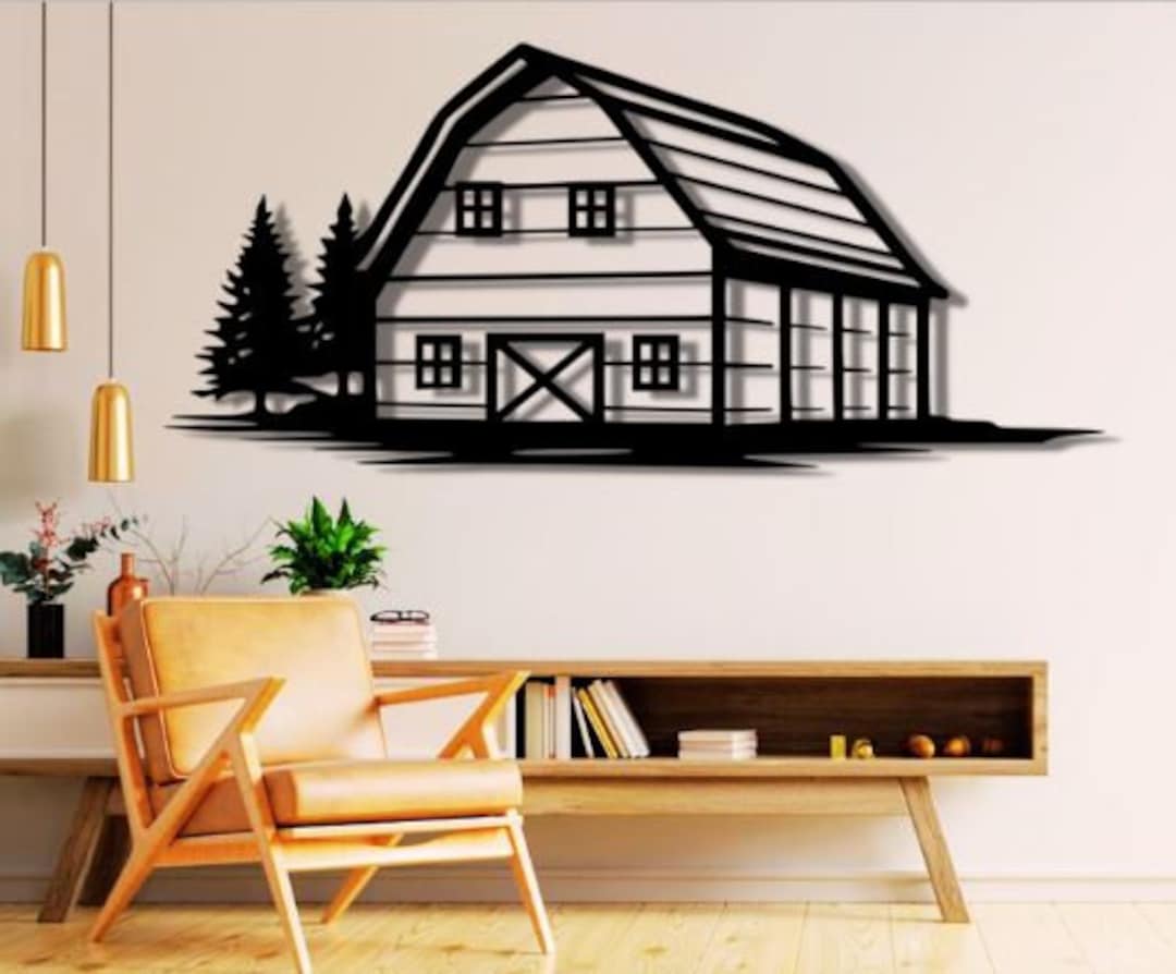 Wood House Dxf Svg Png Files , Farm , Wood , House , Barn , Farmer ...