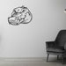 Alligator Dxf Svg Png Files , Alligator , Face , Wall Art Cut File for ...