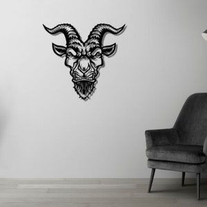 Goat Dxf , Svg , Png , Files , Angry , Goat , Wild , Face , Portrait ...