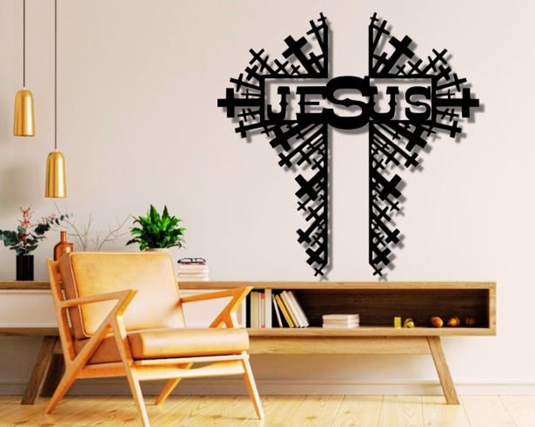 Jesus Cross Dxf Svg Png Files , Jesus , Text , Old , Style , Cross ...