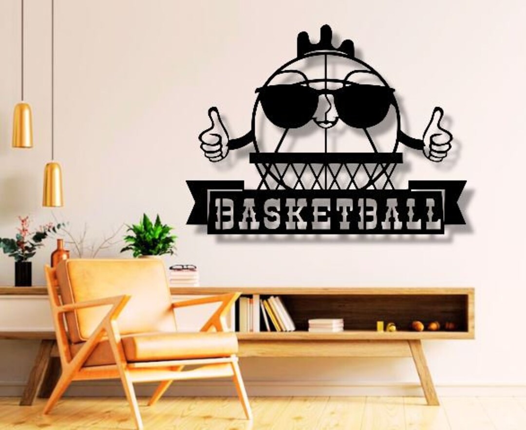 Basketball Dxf Svg Png Files , Basketball , Ball , Wall Art , Cut File ...