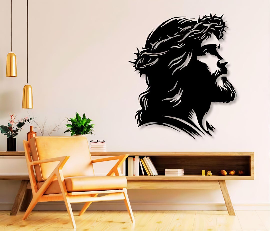 Jesus Dxf Svg Png Files Wall Art Cut File for Cnc Plasma Laser ...