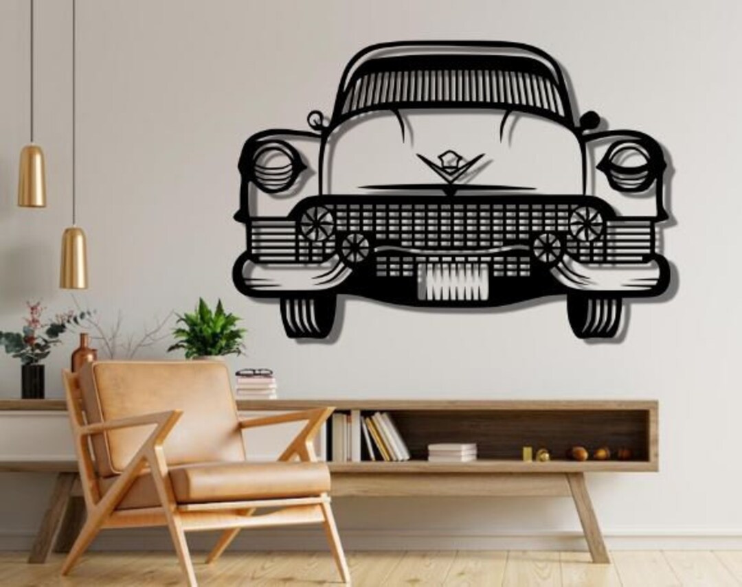 Classic Cadillac Dxf Svg Png Files Old Cadillac - Etsy