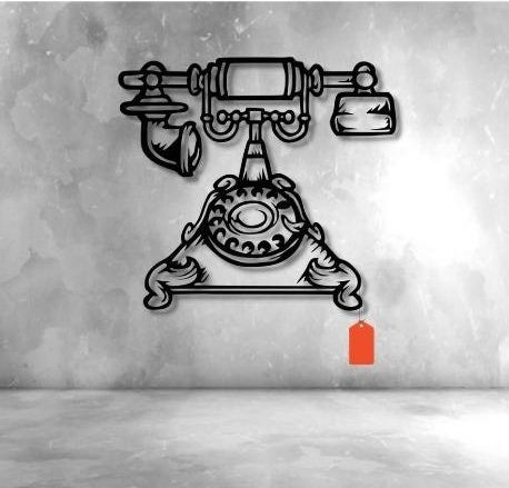 Old Phone Dxf Svg Png Files Vintage Retro Phone - Etsy