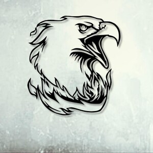 Phoenix Dxf Svg Png Files Laser Cut File Vector for Cnc Plasma Laser ...