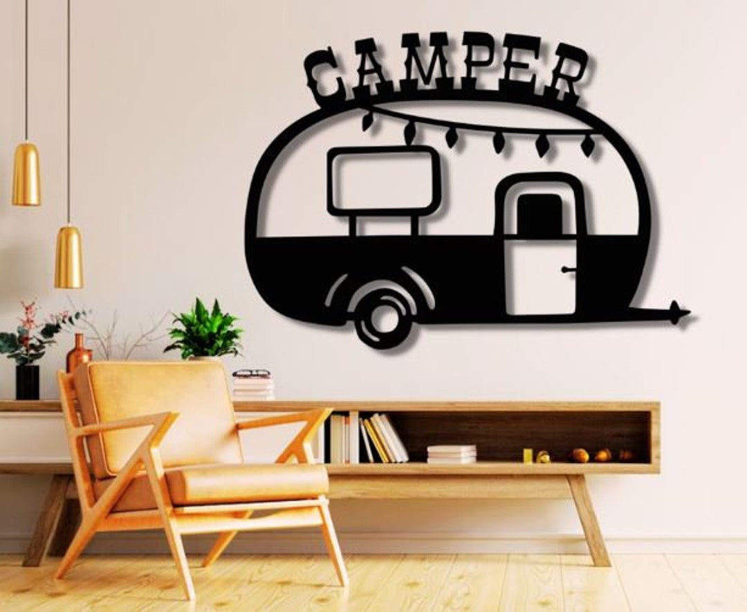 Caravan Dxf Svg Png Files Camper Camping Camp Caravan Life , Cut , File ...
