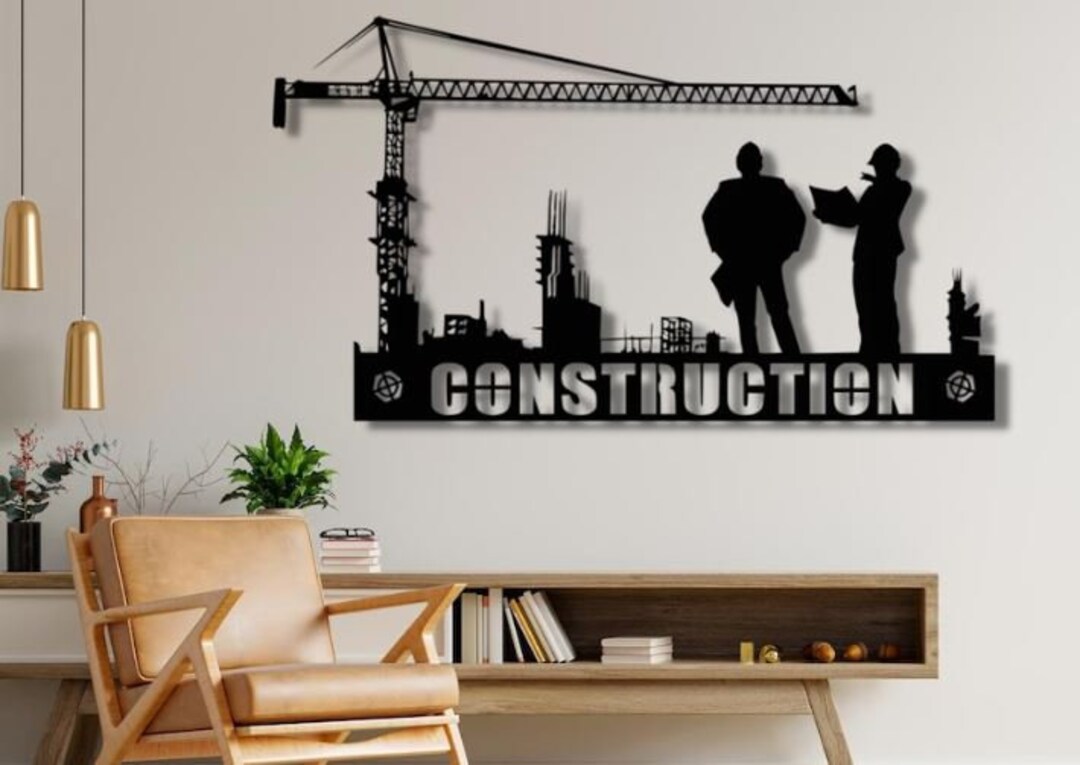 Construction Dxf , Svg , Png , Files , Wall Art , Laser Cut , Building ...