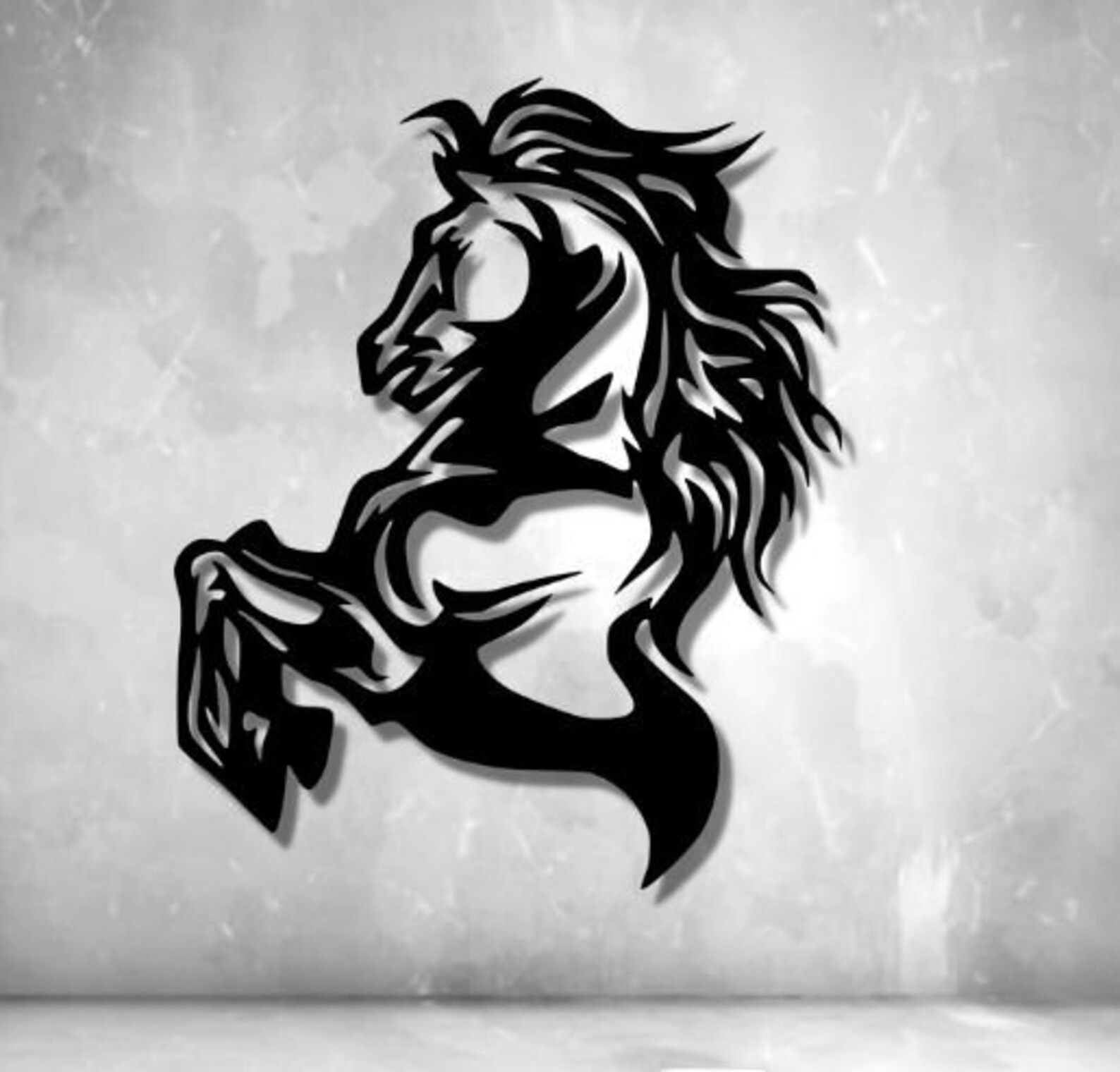 Horse Dxf , Svg , Png , Files , Horse , Wall , Art , Cut , File , for ...