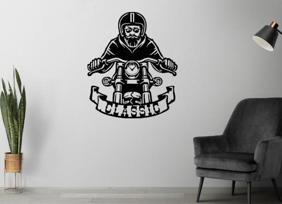 Classic Motorcycle Dxf Svg Png files Retro Motorcycle - Etsy