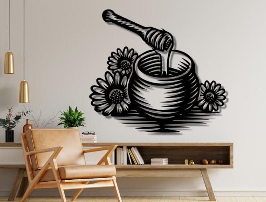 Honey Sunflower Dxf Svg Png Files for Honey Sunflower Sunflowers Flower ...