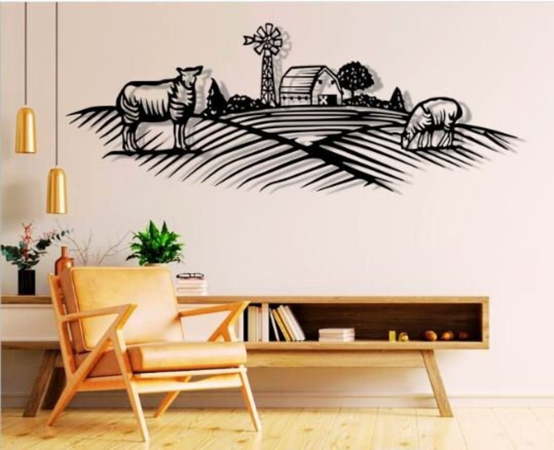 Farm Dxf Svg Png Files , Farm , Farmer , Sheep , Lamb , Cut , File ...