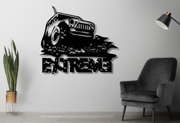 Extreme Dxf Svg Png Files Laser Cut Truck off Road - Etsy