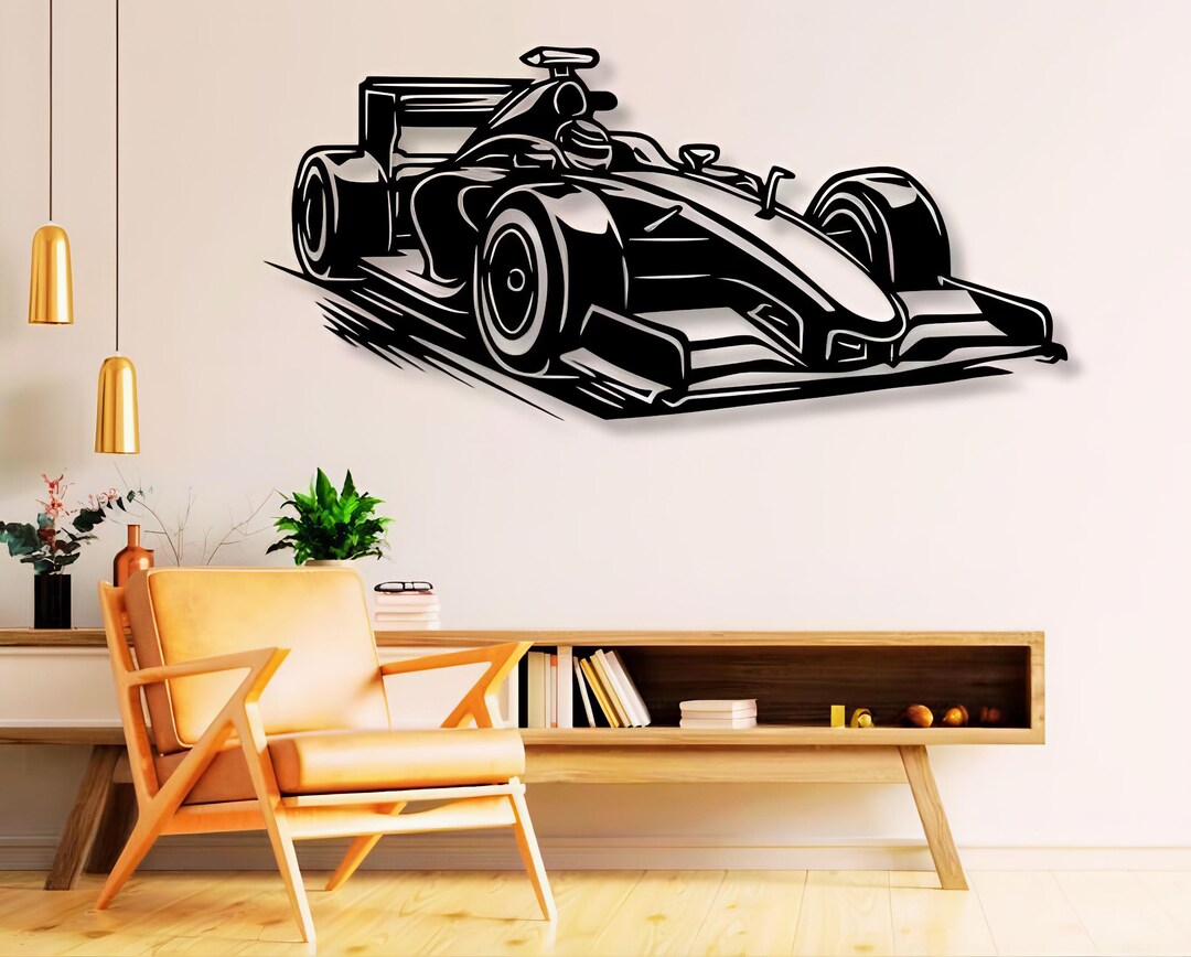 Formula Dxf Svg Png Files Grand Prix Racing Wall Art for Cnc Plasma ...