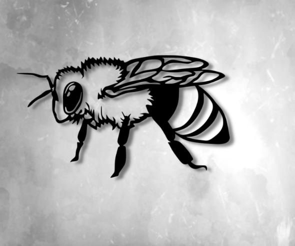 Bee Dxf Svg Png Files Bee Wall Art Cut File - Etsy Canada