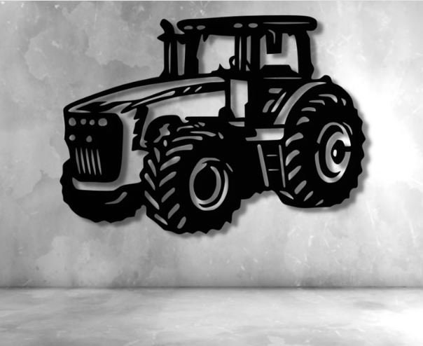 Tractor Dxf Svg Png Files Wall Art Laser Cut - Etsy