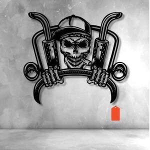 Skull Driver Dxf Svg Files Skull Driver Truck Steering Wheel Dxf , Svg ...