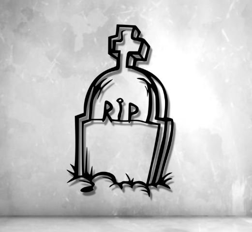 Grave Dxf Svg Png Files Grave Cemetery Graveyard - Etsy UK