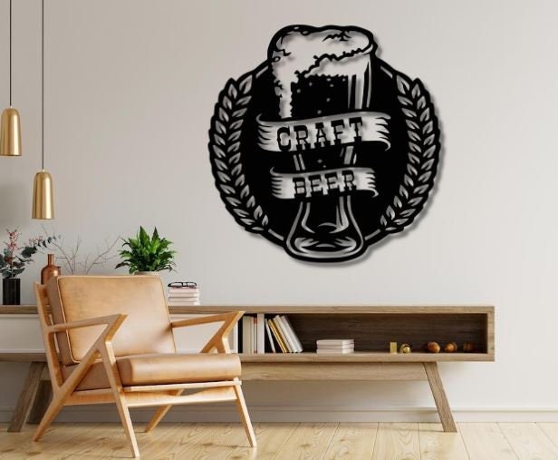 Craft Beer Dxf Svg Png Files Wall Art Sign Laser - Etsy