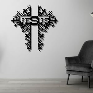 Jesus Cross Dxf Svg Png Files , Jesus , Text , Old , Style , Cross ...
