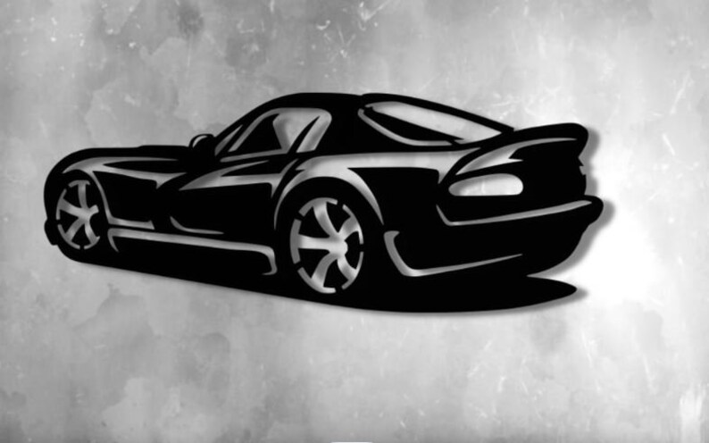 Racing Car Dxf Svg Png Files Sport Car Wall Art - Etsy
